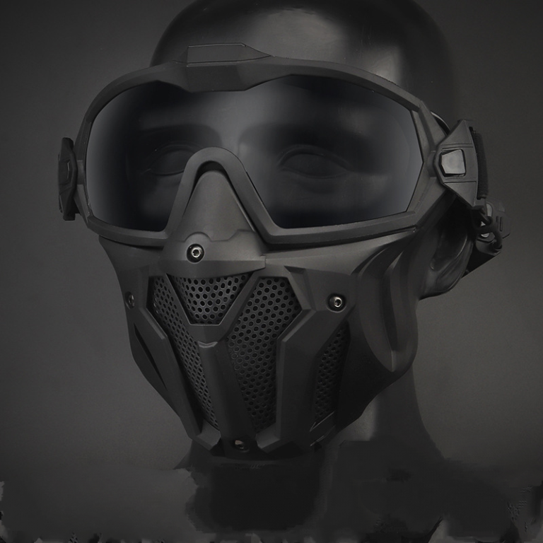 Wosport tactical anti-fog MASK - Black | X-Force Tactical