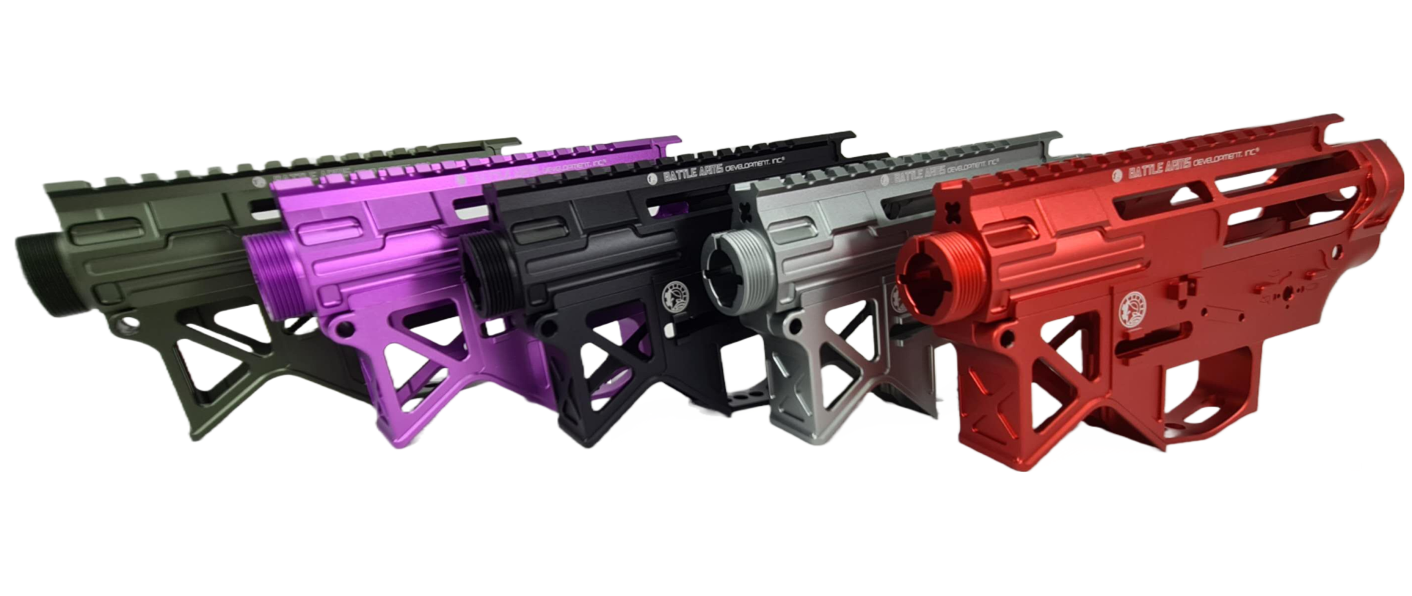 BAD 556 CNC Alloy V2 Gel Blaster Skeleton Receiver | X-Force Tactical