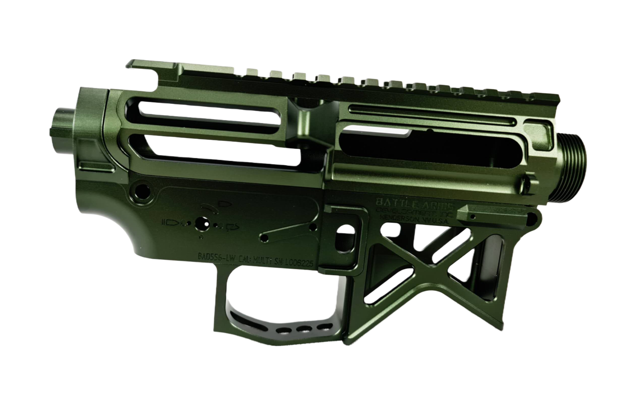 BAD 556 CNC Alloy V2 Gel Blaster Skeleton Receiver | X-Force Tactical