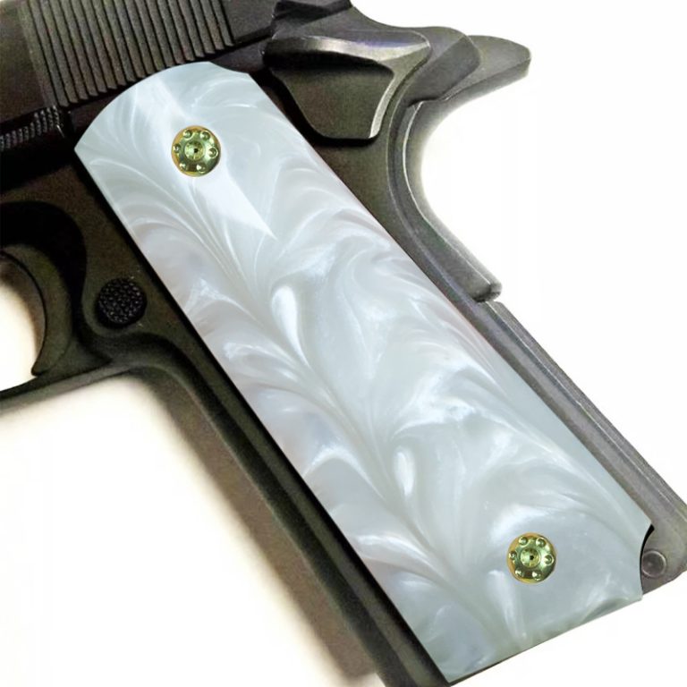 Colt 1911 White Pearl Grips | X-Force Tactical