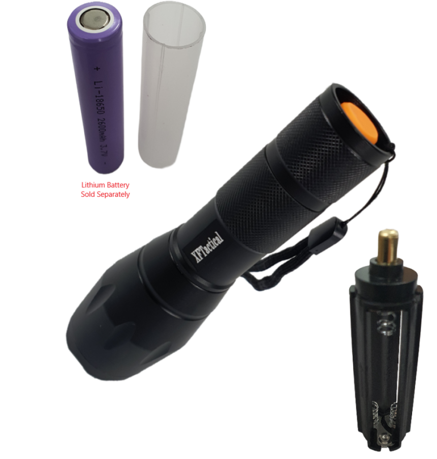 XFTactical 1000 Lumen T6 Focusable LED Torch | X-Force Tactical