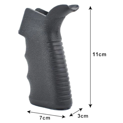 MFT Tactical Rear Grip - Black | X-Force Tactical