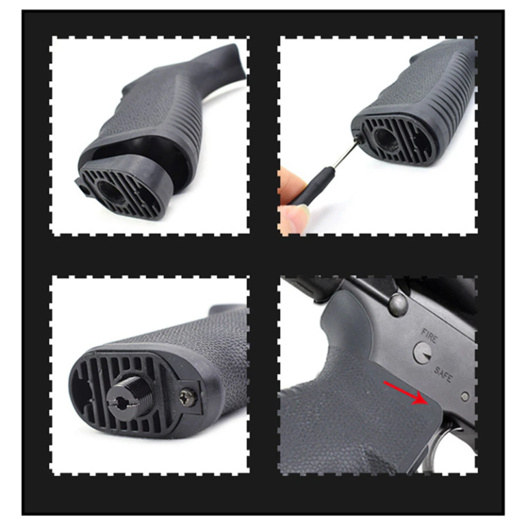 MFT Tactical Rear Grip - Black | X-Force Tactical