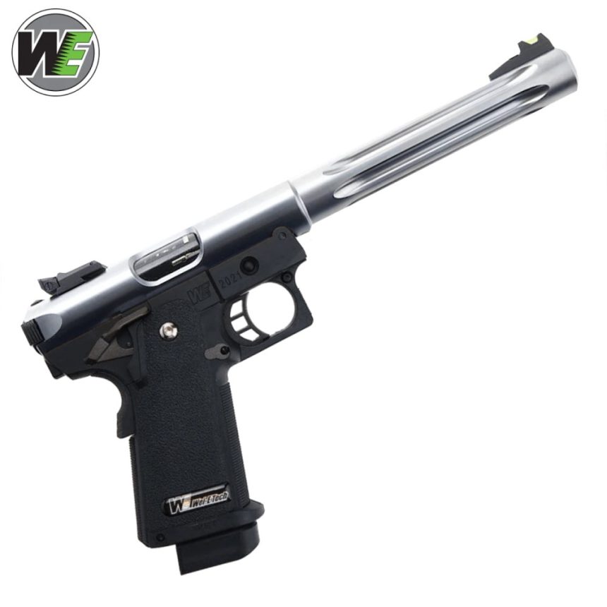 We-Tech Galaxy Hi Capa 5.1 Galaxy Premium L GBB Pistol - Silver Upper R ...