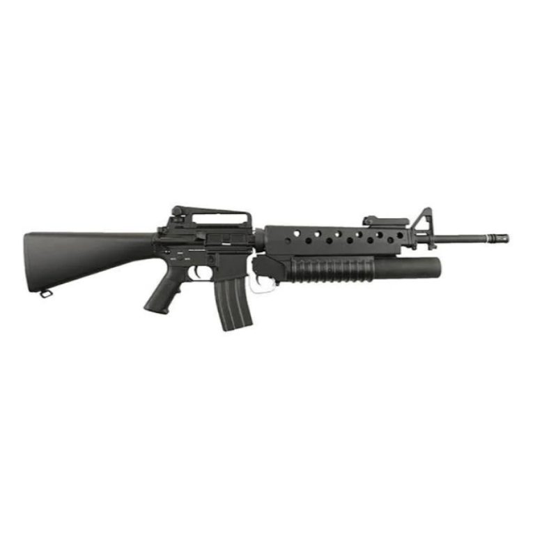 Double Bell M-55L M203 Long Metal Grenade Launcher Gas Powered Gel ...