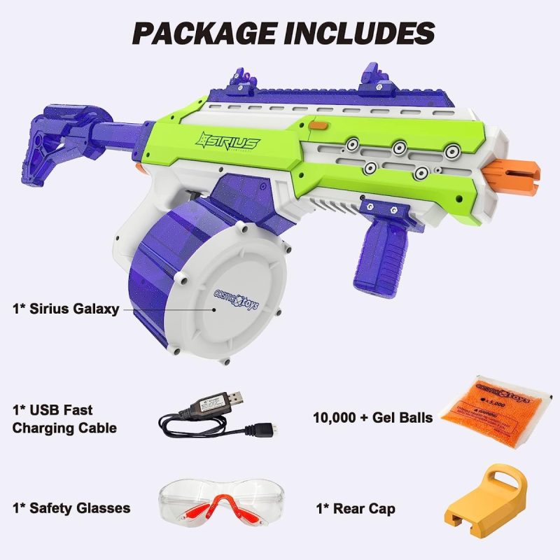 CosmoX Sirius Sci-Fi Gel Blaster - Azurite and Lime | X-Force Tactical