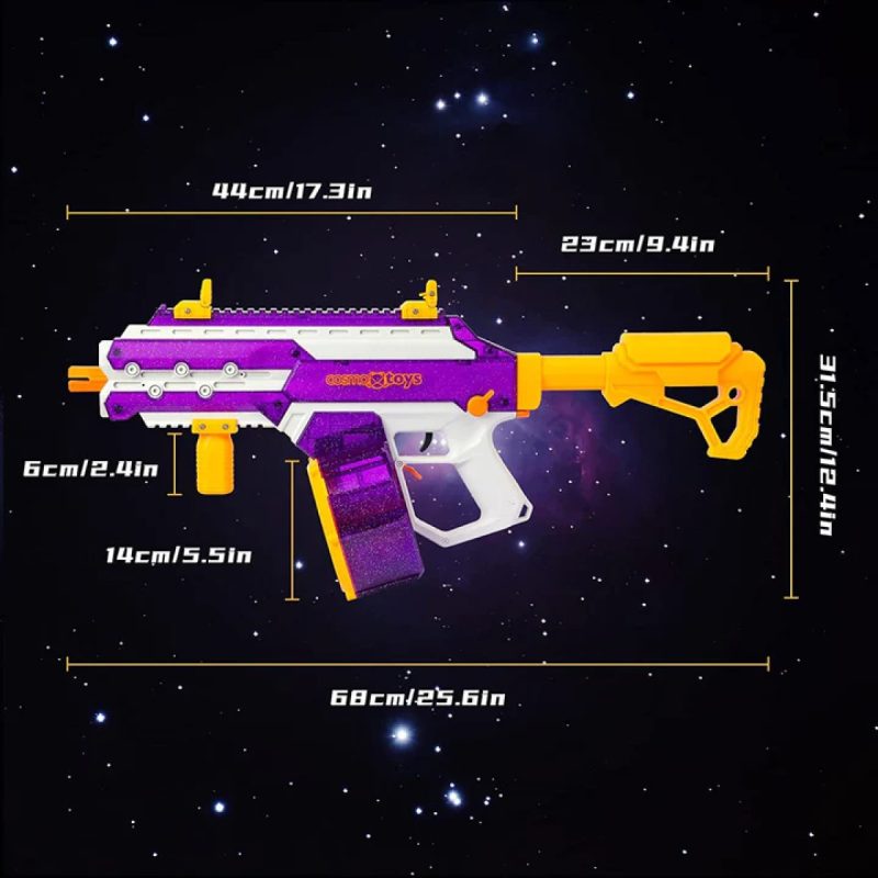 CosmoX Sirius Sci-Fi Gel Blaster - Purple and Amethyst | X-Force Tactical