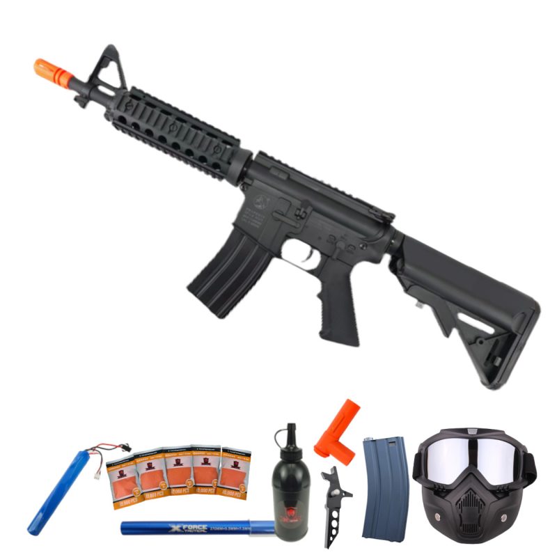 SPEC OPS Black Warhawk M4 CQB Package with Full Face Mask | X-Force ...