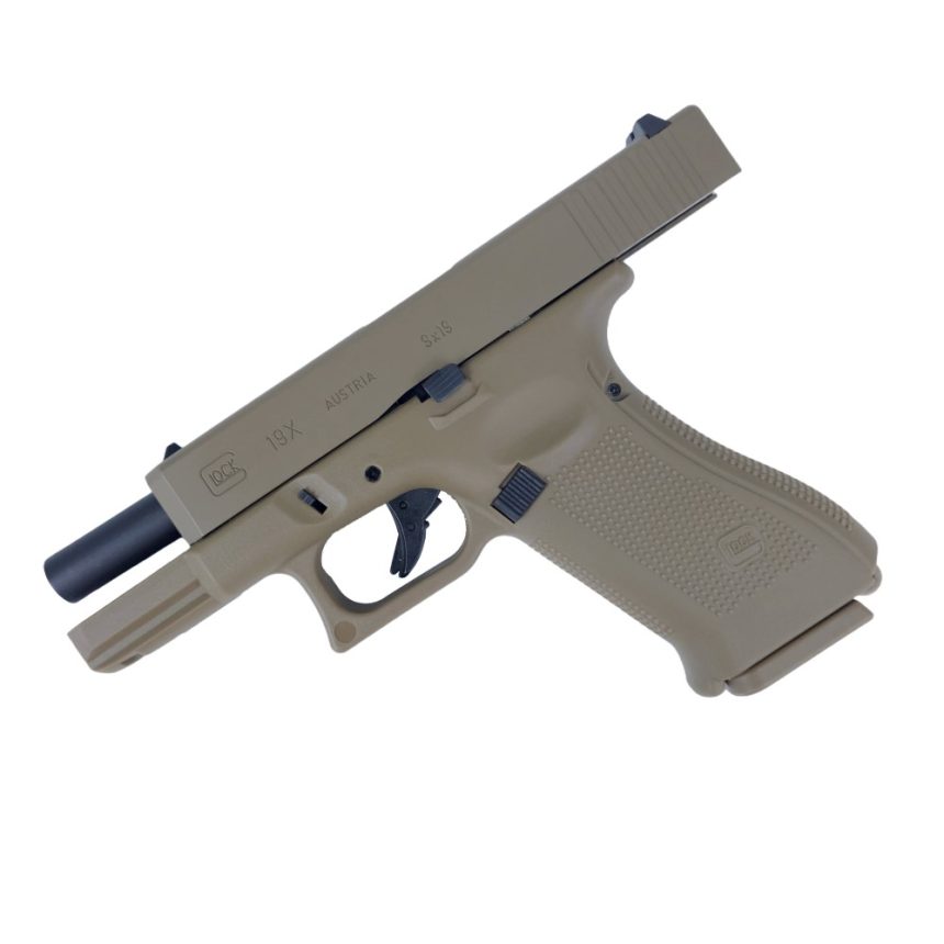 E&C G19x Tan Gas Blowback Gel Blaster Pistol | X-Force Tactical