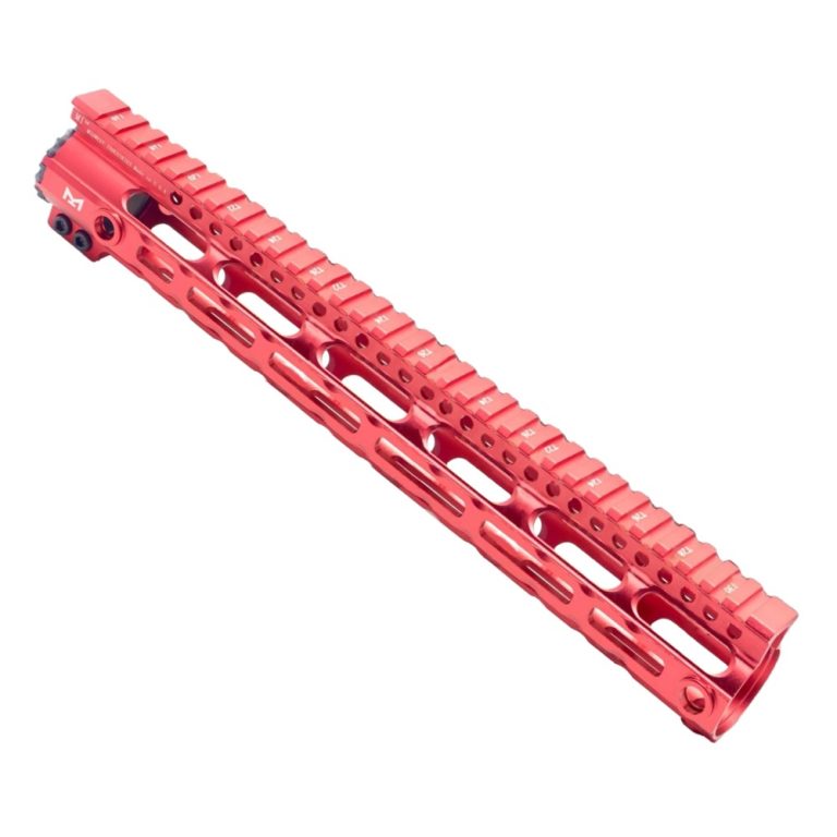MI Metal Gel Blaster Handguard 12 Inch - Red | X-Force Tactical