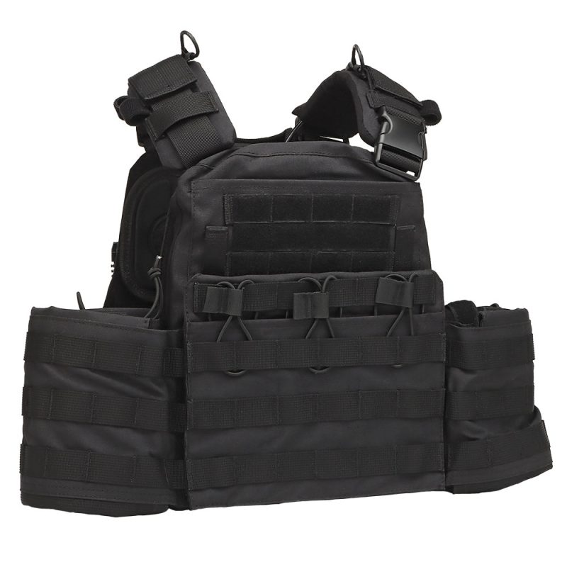 CPC Tactical Vest / Plate Carrier (VE-69-BLK) - Black | X-Force Tactical