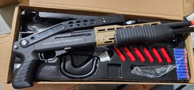 UDL SPAS 12 Shell Ejecting Shotgun Gel Blaster - X-Force Tactical