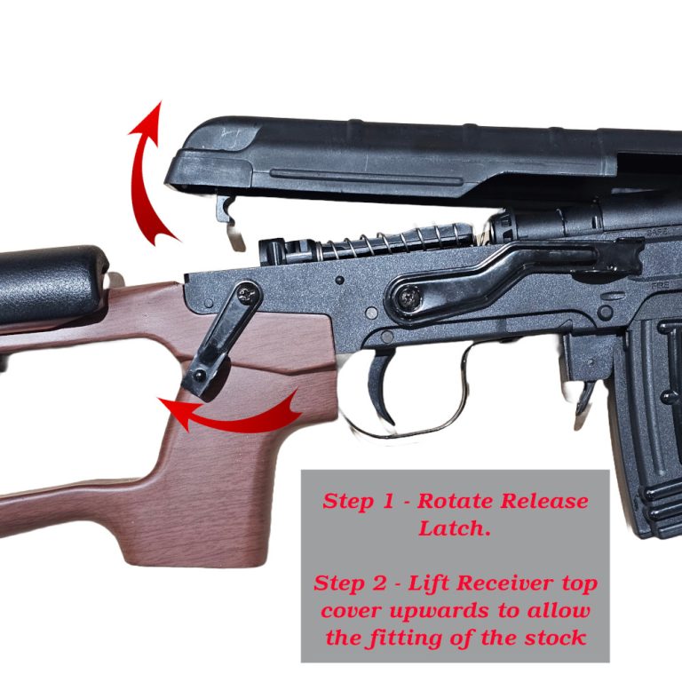 JY Dragunov (SVD) Manual Gel Blaster Sniper Rifle Toy | X-Force Tactical