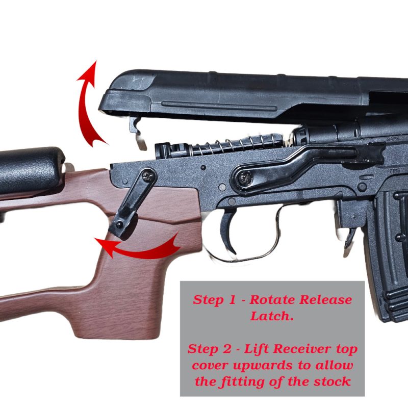 JY Dragunov (SVD) Manual Gel Blaster Sniper Rifle Toy | X-Force Tactical