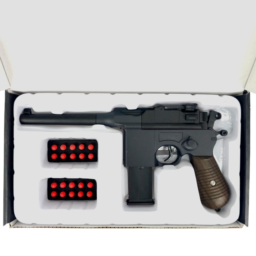 MINI Mauser C96 Replica Manual Soft Dart Toy Pistol | X-Force Tactical