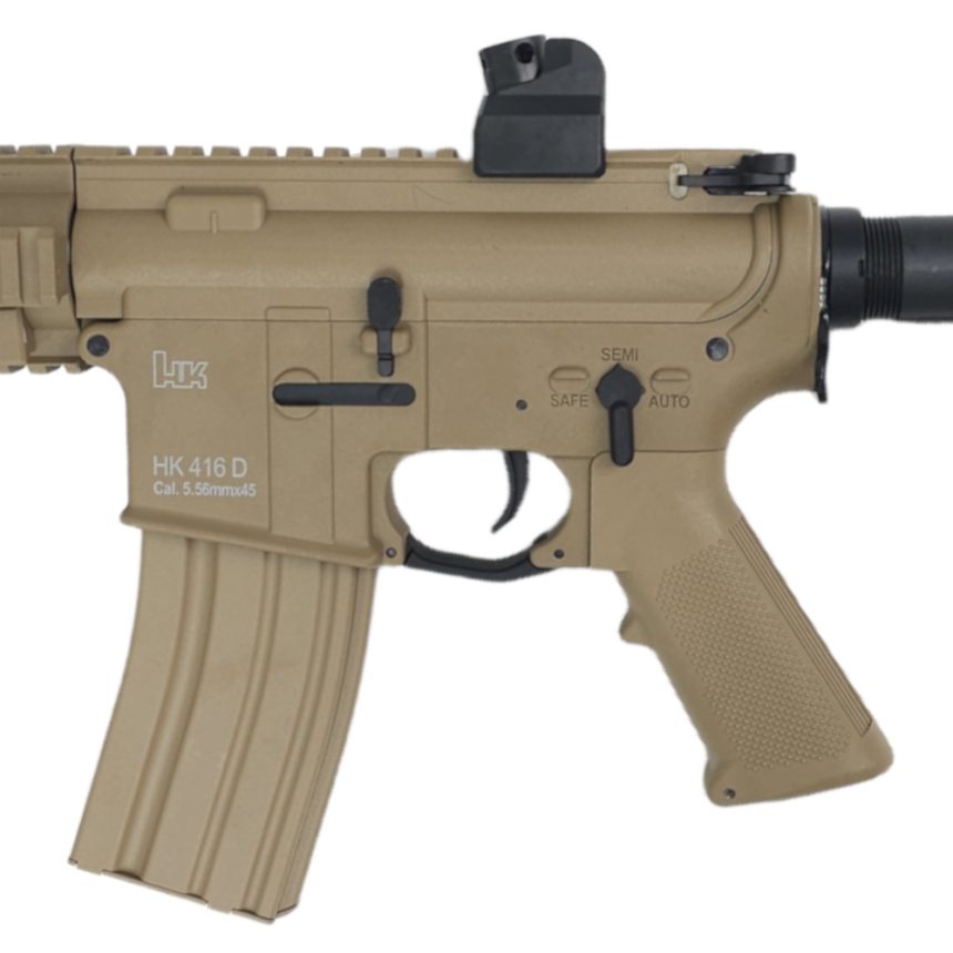 SUGE HK 416D Gel Blaster with Polycarbonate Gearbox - Tan | X-Force ...