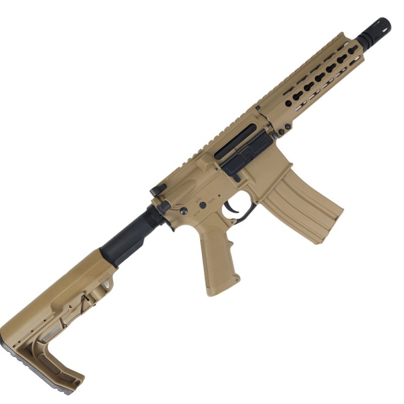 SUGE MFT CQB Tan AR15 Gel Blaster with Polycarbonate Gearbox - MFT Stock | X-Force Tactical