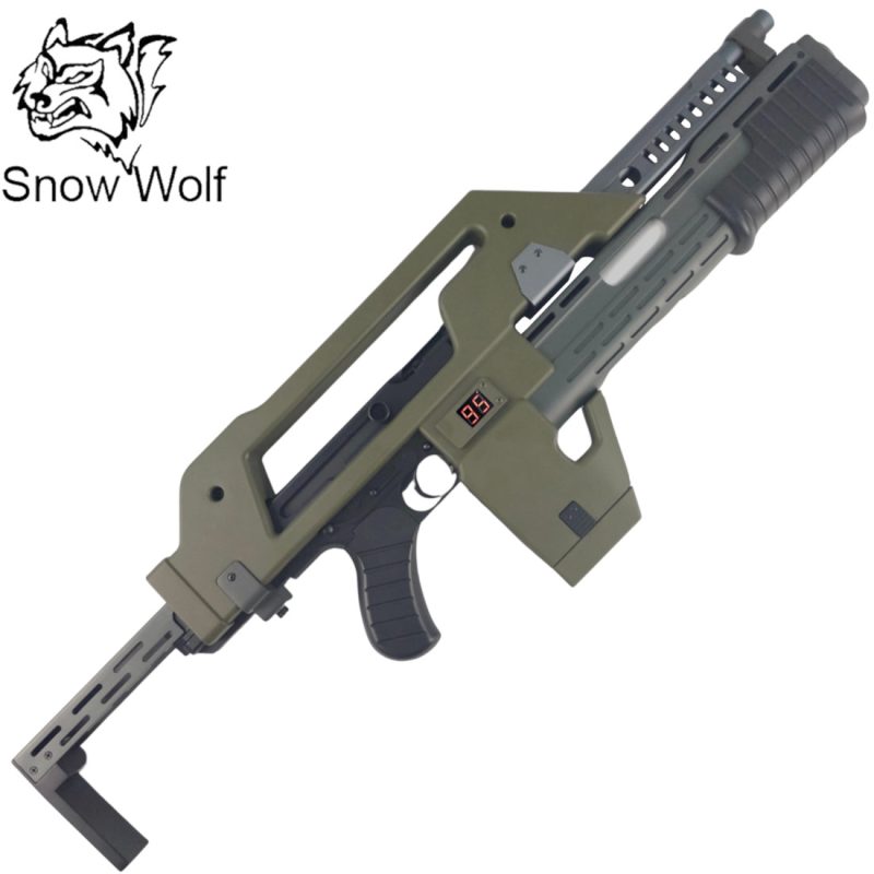 SW Aliens M41A Pulse Rifle AEG Gel Blaster - SW-11-OD | X-Force Tactical