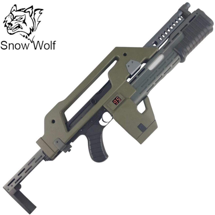 SW Aliens M41A Pulse Rifle AEG Gel Blaster - SW-11-OD | X-Force Tactical