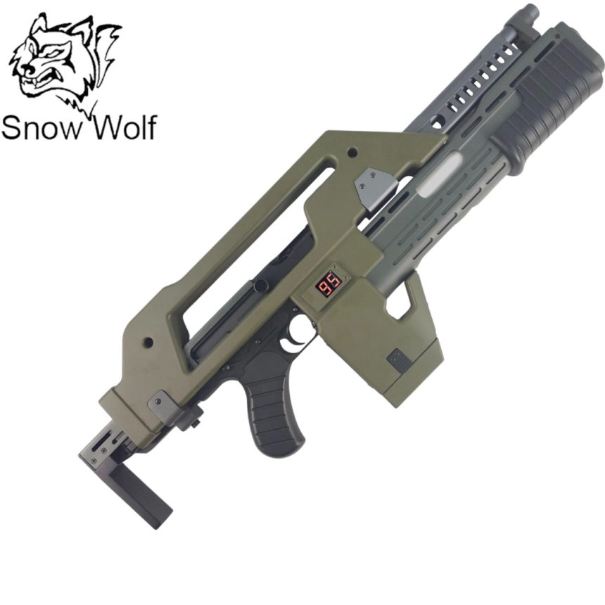 SW Aliens M41A Pulse Rifle AEG Gel Blaster - SW-11-OD | X-Force Tactical