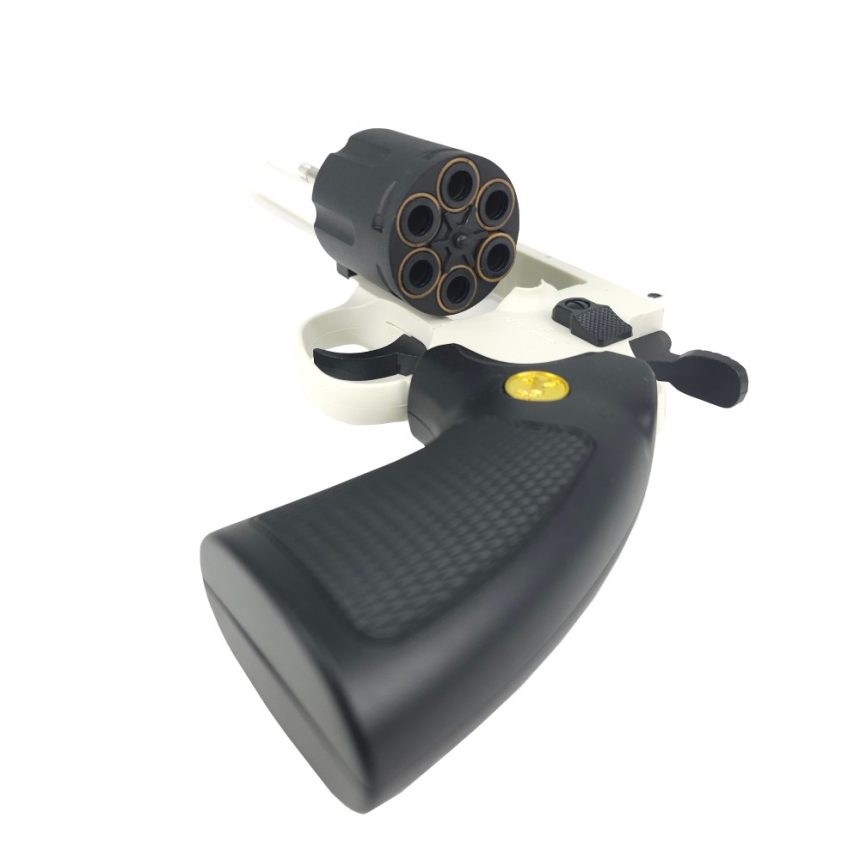 XL White 357 Python Gel Blaster Revolver - Long Barrel | X-Force Tactical