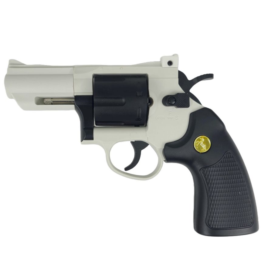 XL White 357 Python Gel Blaster Revolver - Short | X-Force Tactical