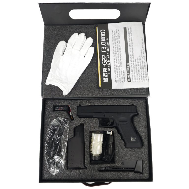 XYH Electric Glock 22 Nylon Slide Gel Blaster Pistol / Laser Target ...