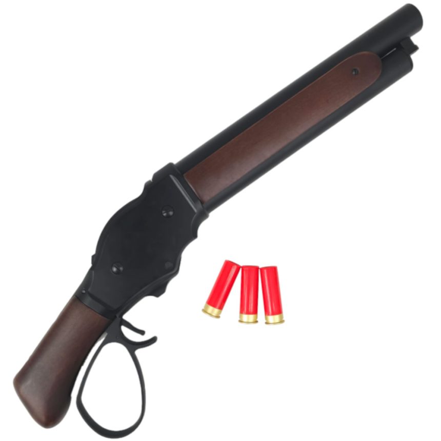 GE 1887 Winchester Shell Ejecting Green Gas Shotgun Gel Blaster - Black ...
