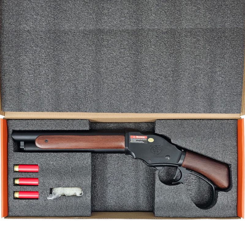 GE 1887 Winchester Shell Ejecting Green Gas Shotgun Gel Blaster - Black ...