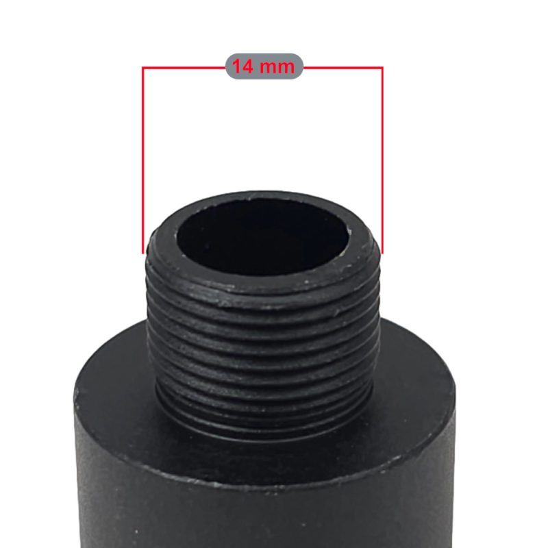 M19-female to M14-male CCW Thread adaptor | X-Force Tactical