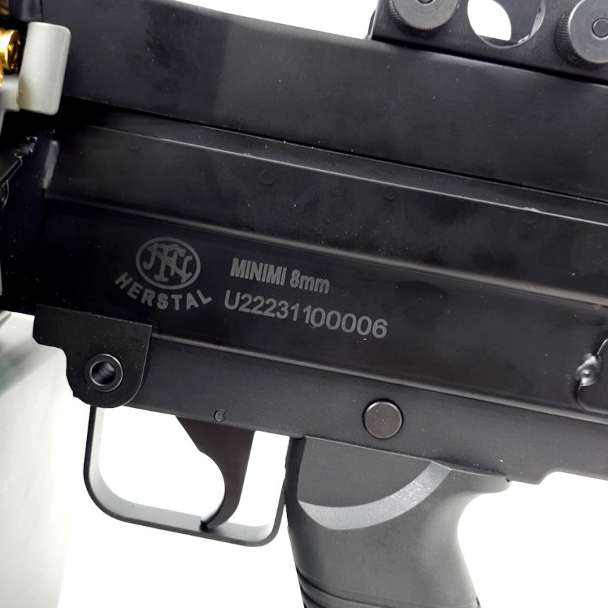 A&K M249-MK2 Light Machine Gun Gel Blaster (Fully licensed FN Herstal ...