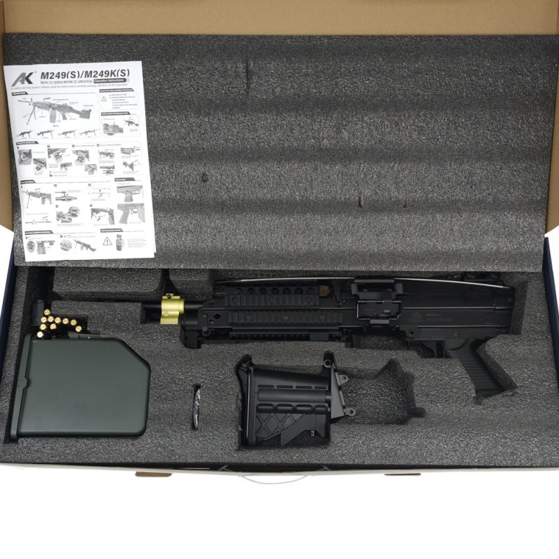 A&K MK46 Light Machine Gun Gel Blaster (Fully licensed FN Herstal ...