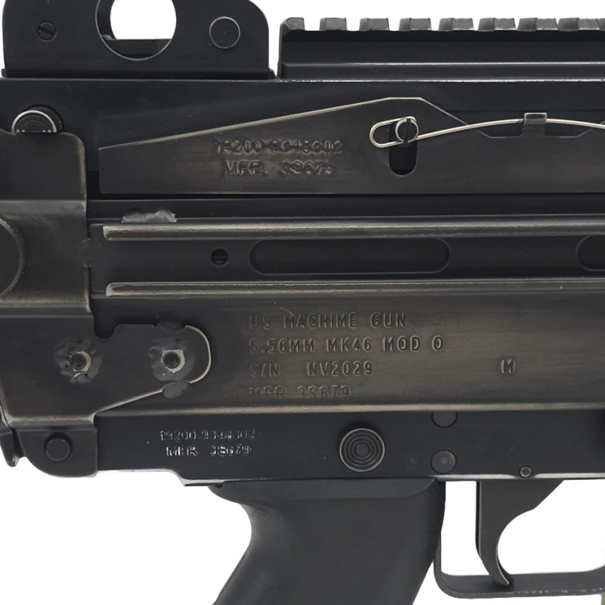 A&K MK46-MOD0 LMG Gel Blaster - Battle Worn Version (Fully licensed FN ...