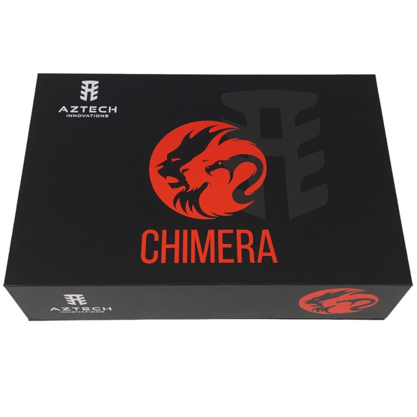 AZTECH Chimera 2 Skeletonised CNC M4 Gel Blaster Receiver - Silver | X-Force Tactical