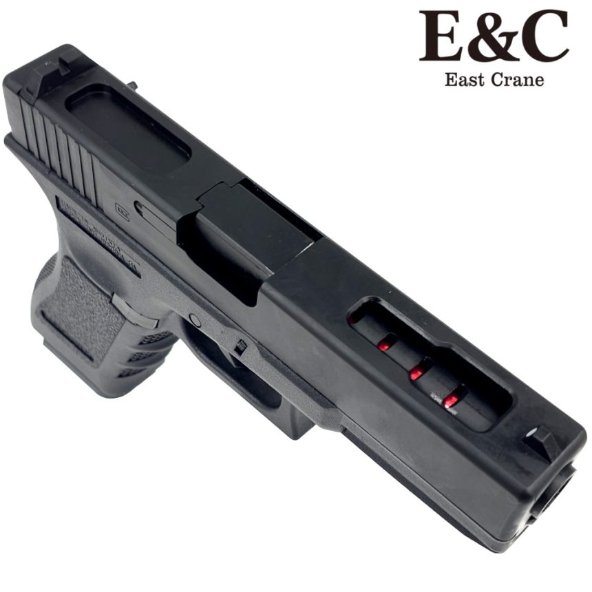 E&C Glock 18C Semi/Full Auto Gas Blowback Gel Blaster Pistol - Black ...