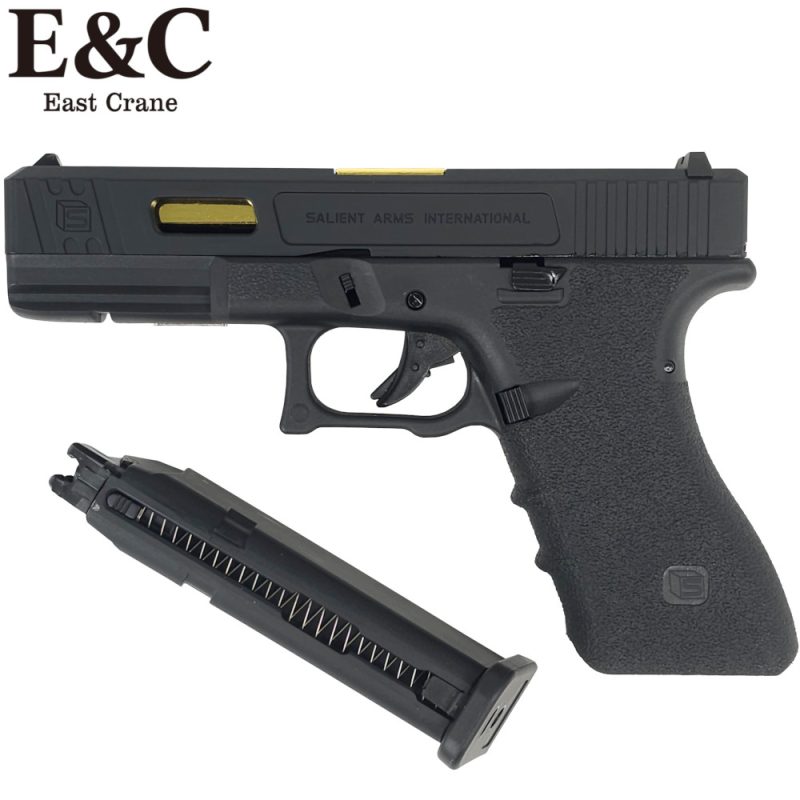 E&C SAI Glock 17 Gen5 Gas Blowback Gel Blaster Pistol - Black (EC-1105) | X-Force Tactical