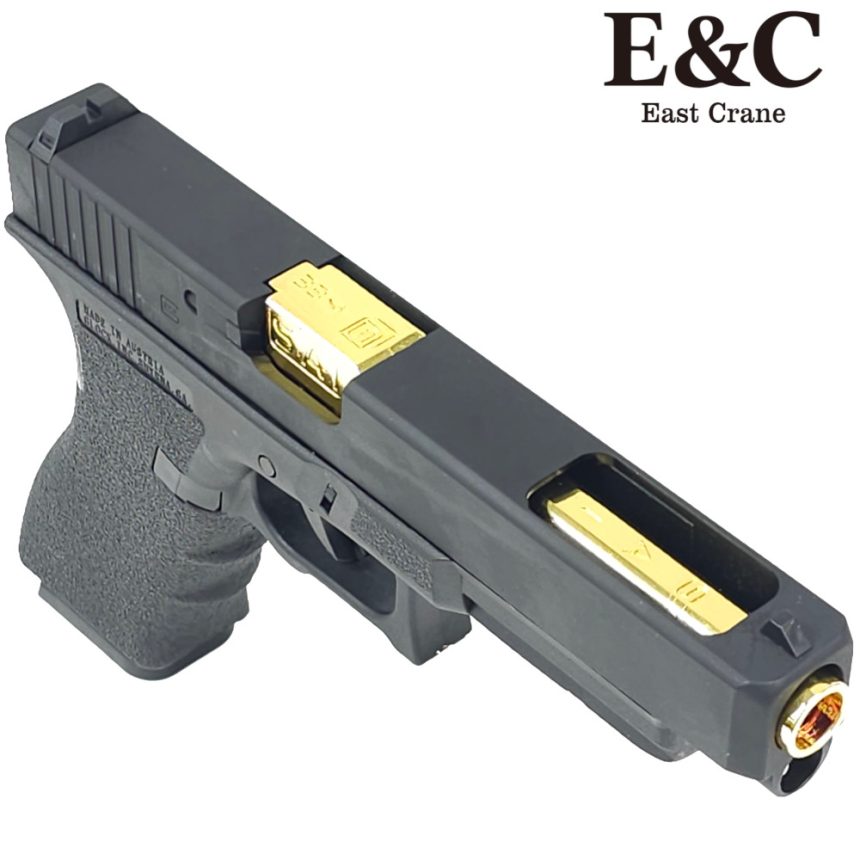 E&C SAI G34 Gas Blowback Gel Blaster Pistol - Black and Gold (EC-1203 ...
