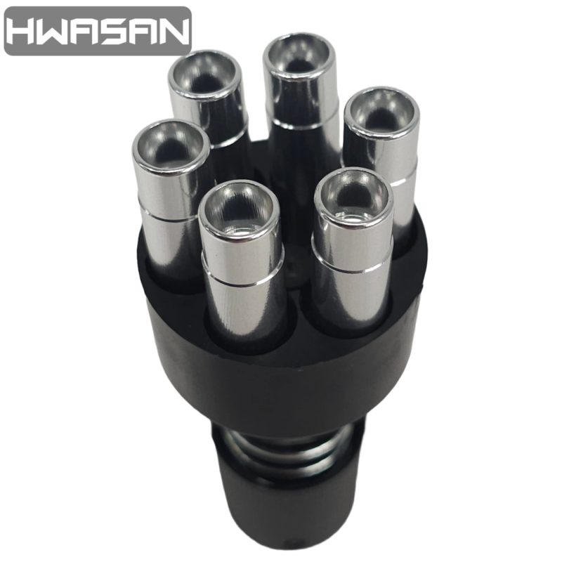 HWASAN 6 inch Revolver - CO2 Foam Dart Blaster - Matte Silver ...