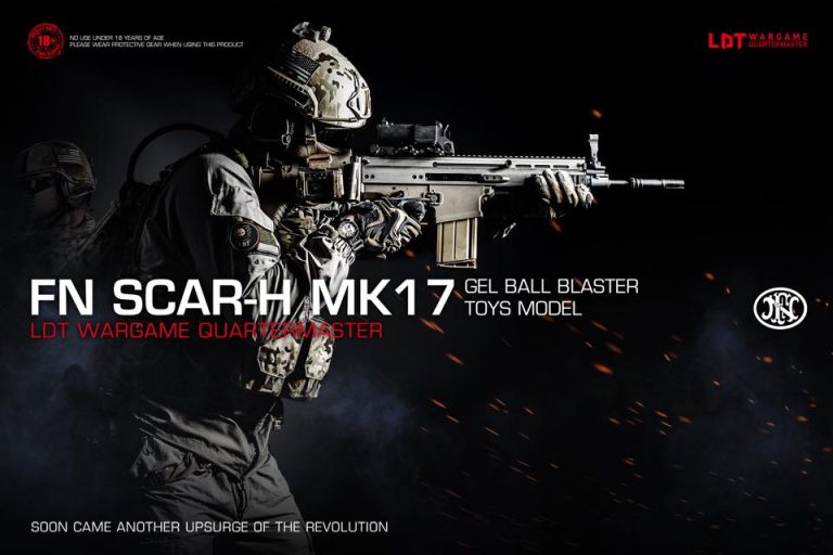 LDT SCAR-H MK17 AEG Gel Blaster Assault Rifle | X-Force Tactical