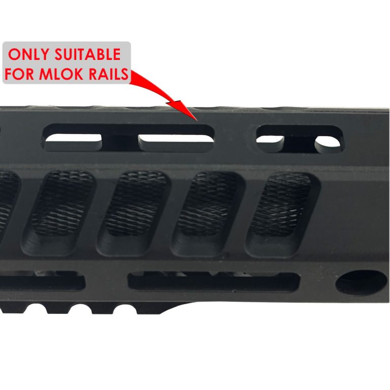 Stubby M-Lok Specific Angled Foregrip for Gel Blaster Handguards ...