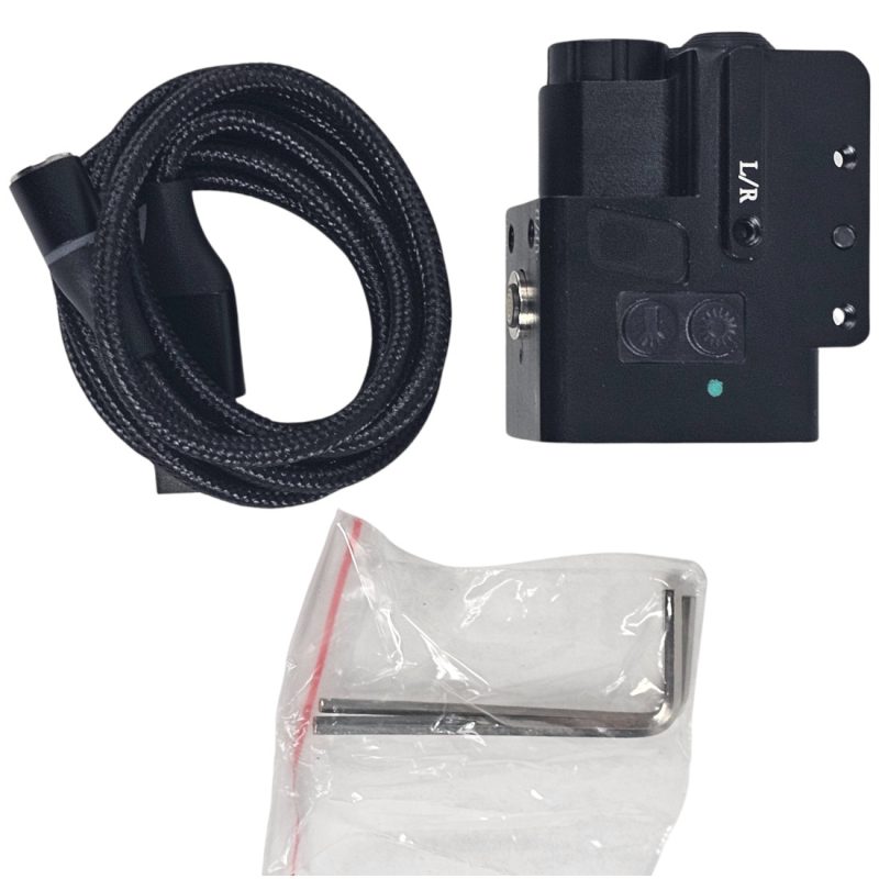 Tactical Dual Laser/LED Torch Gel Blaster Pistol Combo - Black with Red ...