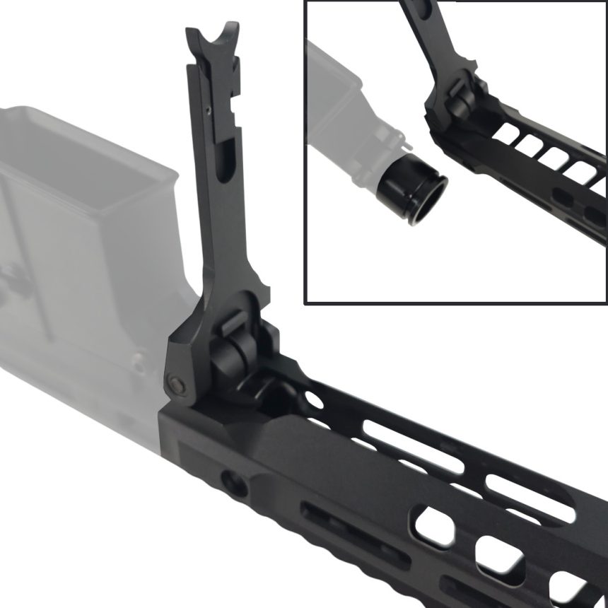 9.26 Inch Fortis Switch 556 M-LOK Metal Gel Blaster Handguard - Black ...