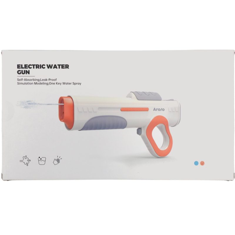 Arolo M37B Electric Water Gun - White and Orange | X-Force Tactical
