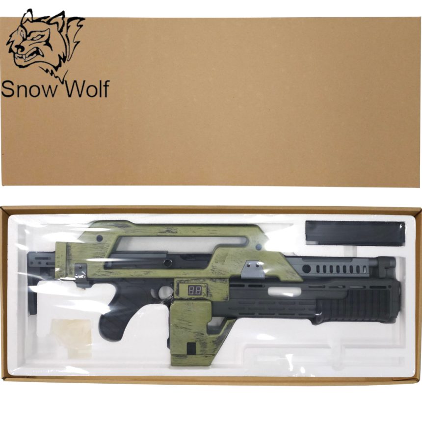 SW Aliens M41A Pulse Rifle AEG Gel Blaster - Battle Worn SW-11B | X ...