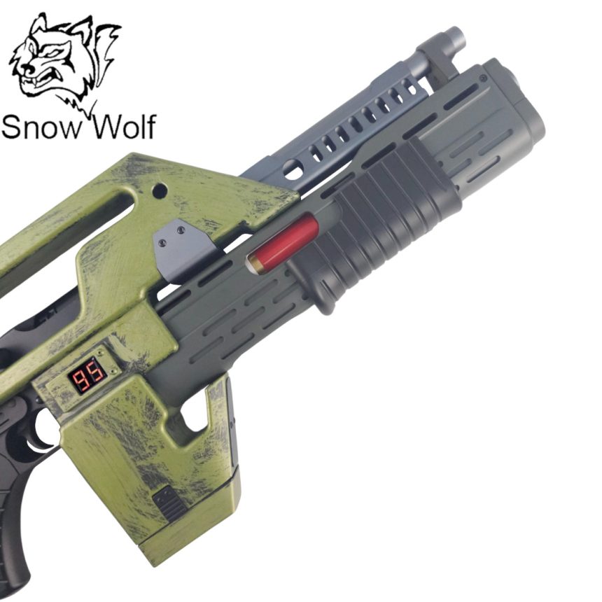 SW Aliens M41A Pulse Rifle AEG Gel Blaster - Battle Worn SW-11B | X ...