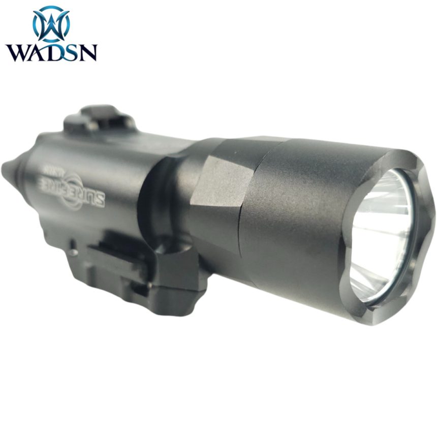 WADSN X300 Surefire LED Pistol Flashlight Torch - Black | X-Force Tactical
