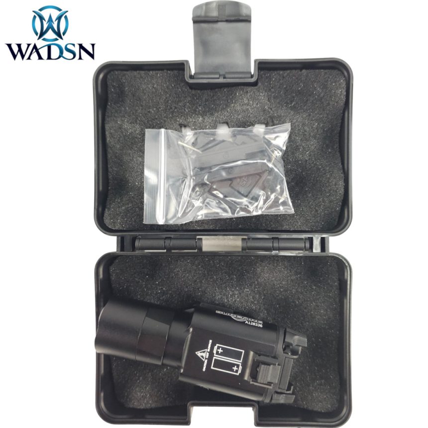WADSN X300 Surefire LED Pistol Flashlight Torch - Black | X-Force Tactical