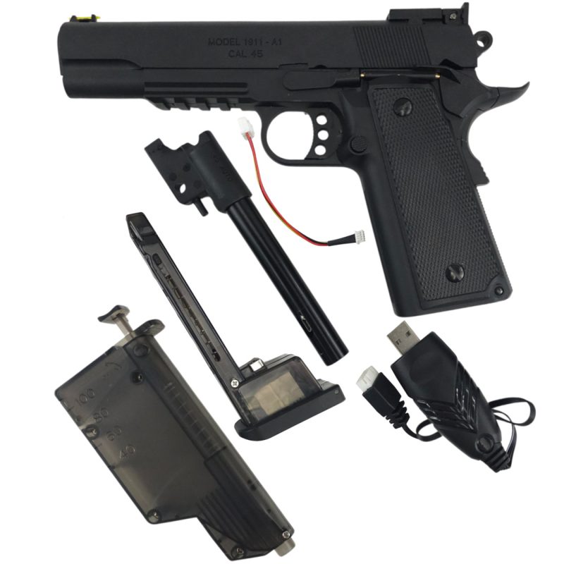 YUKE 1911 Electric Blow Back Gel Blaster and Laser Shooting Pistol | X ...