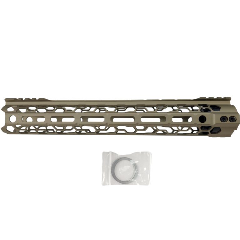 12.5 Inch ODIN O2 Lite M-LOK Metal Gel Blaster Handguard - FDE | X ...