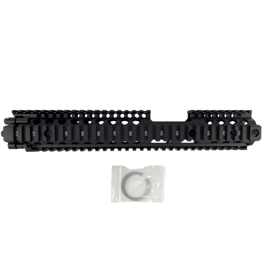 12.7 Inch DD FSP RIS-II Metal Gel Blaster Handguard - Black | X-Force ...